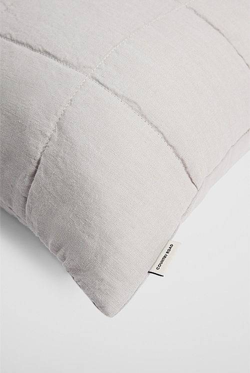 Grey Jarrah Linen 55x55 Cushion - Cushions | Country Road