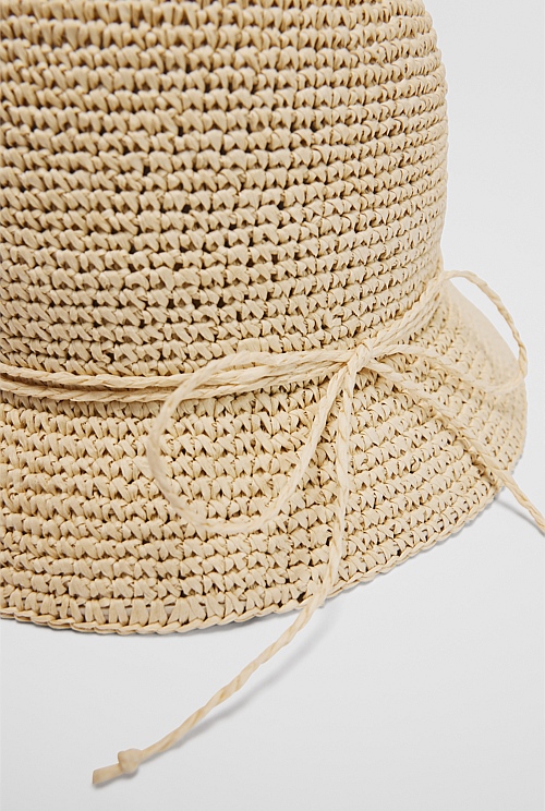 Natural Woven Hat - Accessories | Country Road