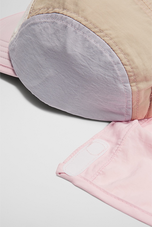 Mineral Pink Colour Block Sun Hat - Accessories | Country Road