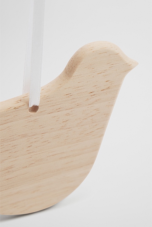 Natural Birdy Timber Decoration - Decorations | Country Road
