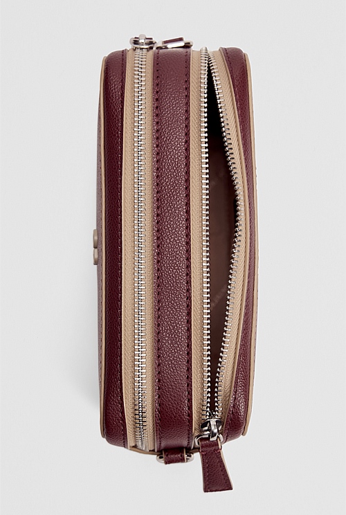 Bordeaux Contrast Camera Bag - Bags | Country Road