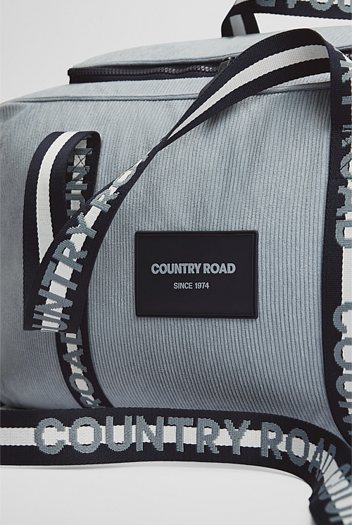 Slate Blue Corduroy Weekender - Accessories | Country Road