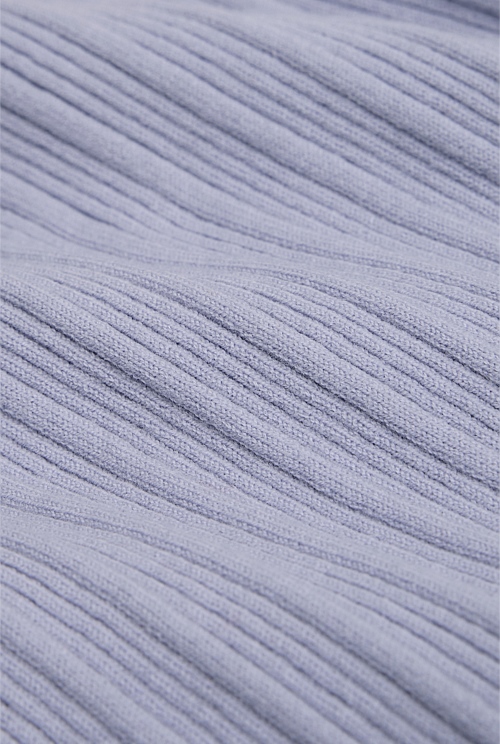 Bluebell Rib Knit Top - Knitwear | Country Road