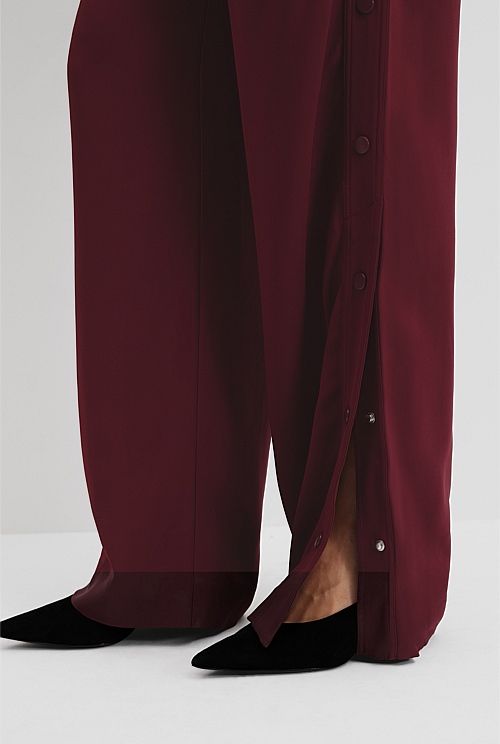 Rosewood Side Snap Pant - Pants | Country Road