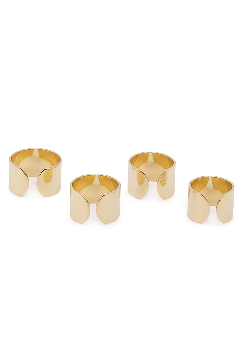 Gold Four Stack Rings - Jewellery | Country Road