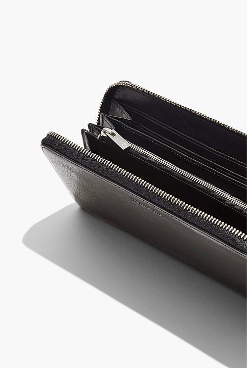 Black Mia Zip Wallet - Bags | Country Road