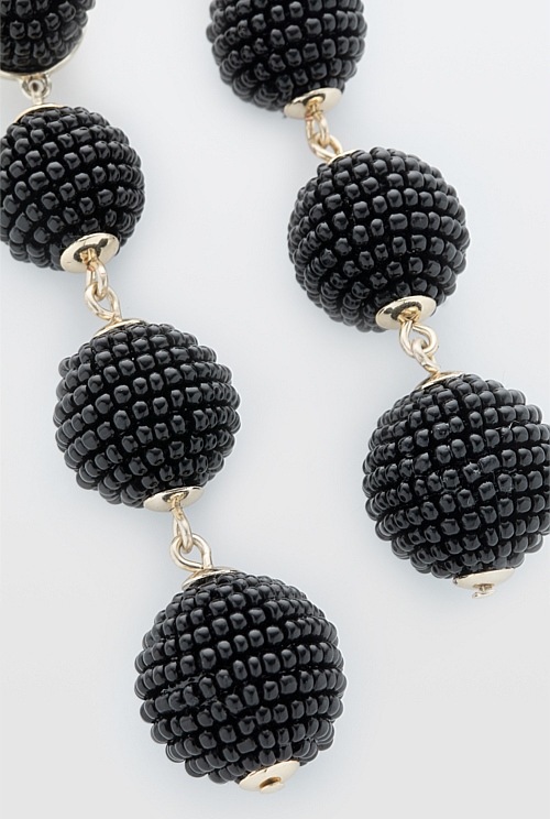 Black Milly Earring - Earrings | Country Road