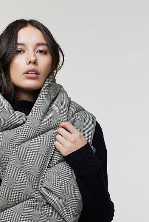 Multicolour Padded Scarf - Accessories | Country Road