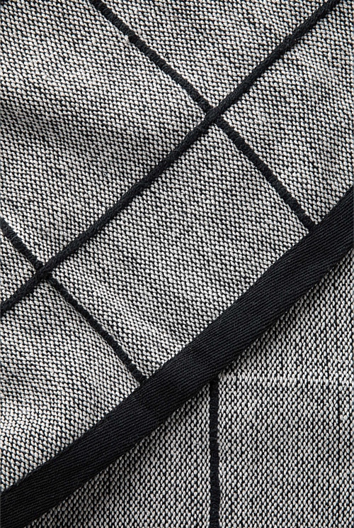 Charcoal Vahl Grid Throw - Throws | Country Road