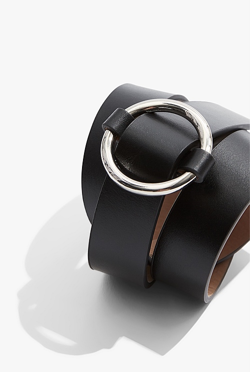 Silver Ring Detailed Belt - Belts | Country Road