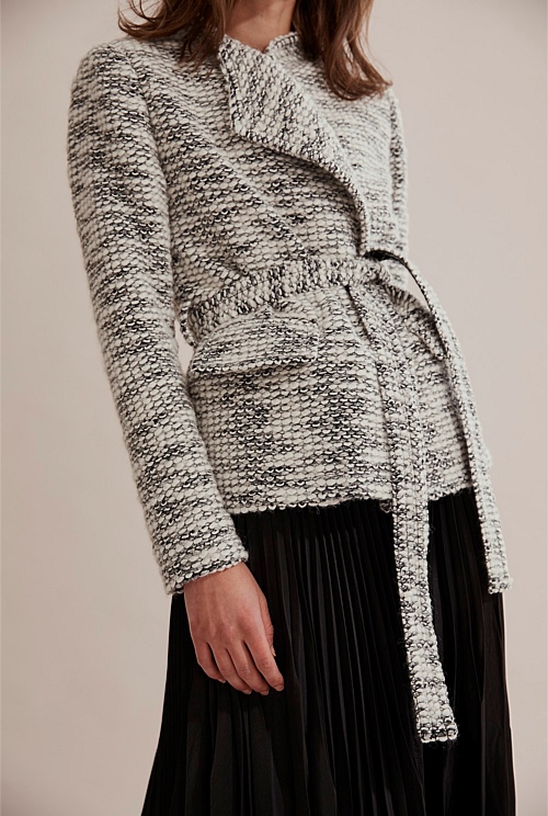 Natural Wrap Jacket - Jackets & Coats | Country Road