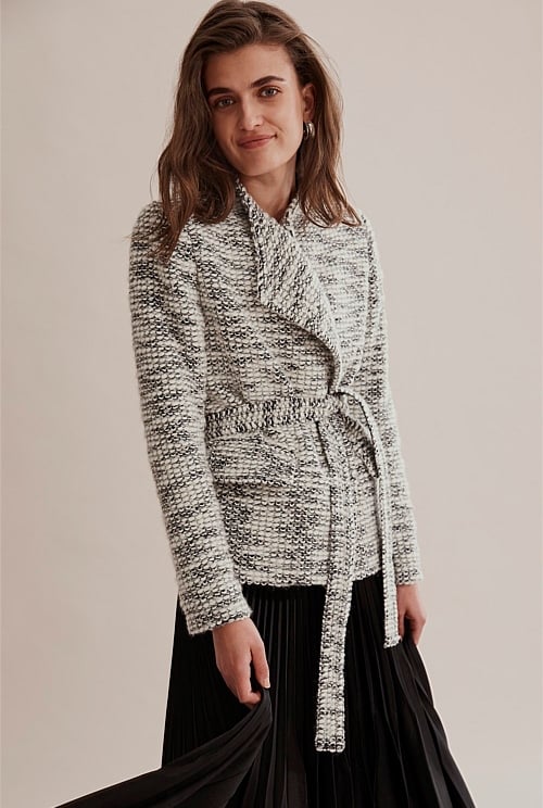 Natural Wrap Jacket - Jackets & Coats | Country Road