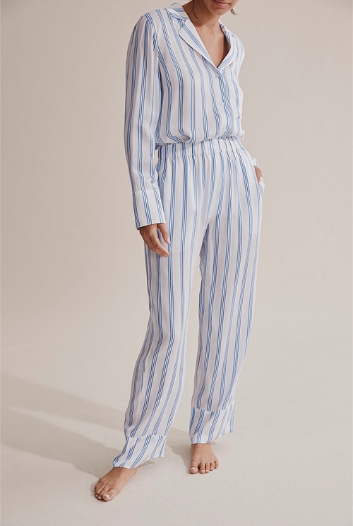 Antique White Stripe Pyjama Set - Sleepwear | Country Road