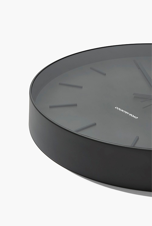 Charcoal Emma Wall Clock - Decorator | Country Road
