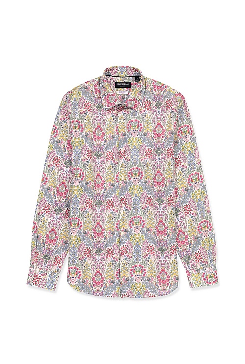 Blue Regular Novelty Liberty Shirt - Casual Shirts | Country Road