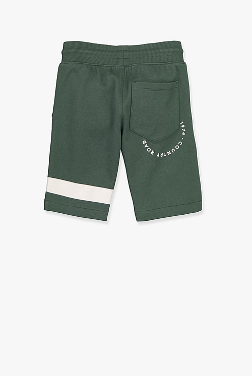 Forest Green Sweat Short - Shorts | Country Road