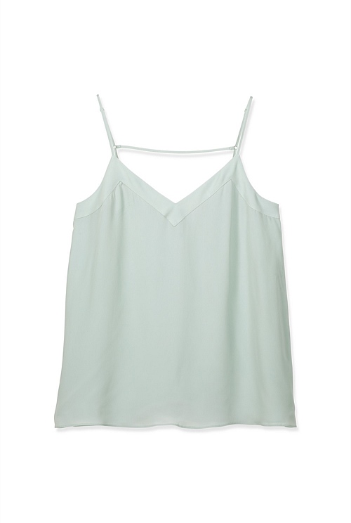 Seafoam T-Back Cami - Shirts | Country Road