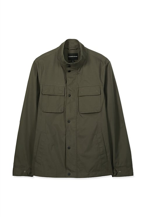 Olive Tech Four Pocket Jacket - Jackets & Coats | Country Road