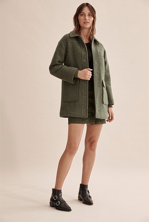 Black Leather Candice Buckle Boot - Boots | Country Road