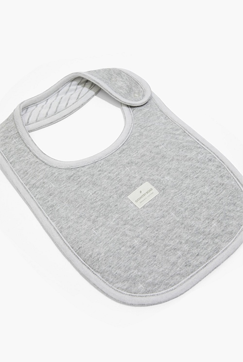 Light Grey Marle Unisex Double Faced Cross Bib - Accessories | Country Road