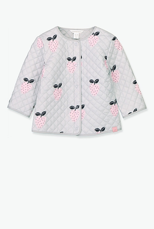 Charcoal Quilted Berry Jacket - Jackets & Coats | Country Road