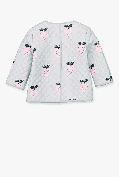 Charcoal Quilted Berry Jacket - Jackets & Coats | Country Road