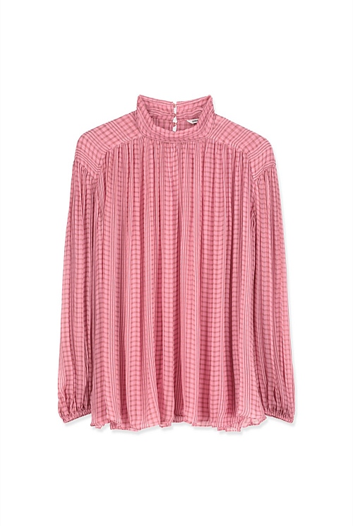 Cardamom Print Gathered Blouse - Shirts | Country Road