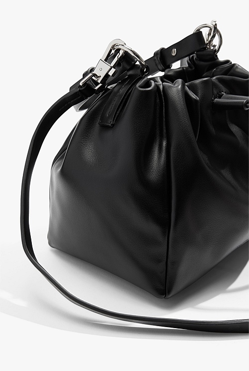 Black Drawstring Bag - Bags | Country Road